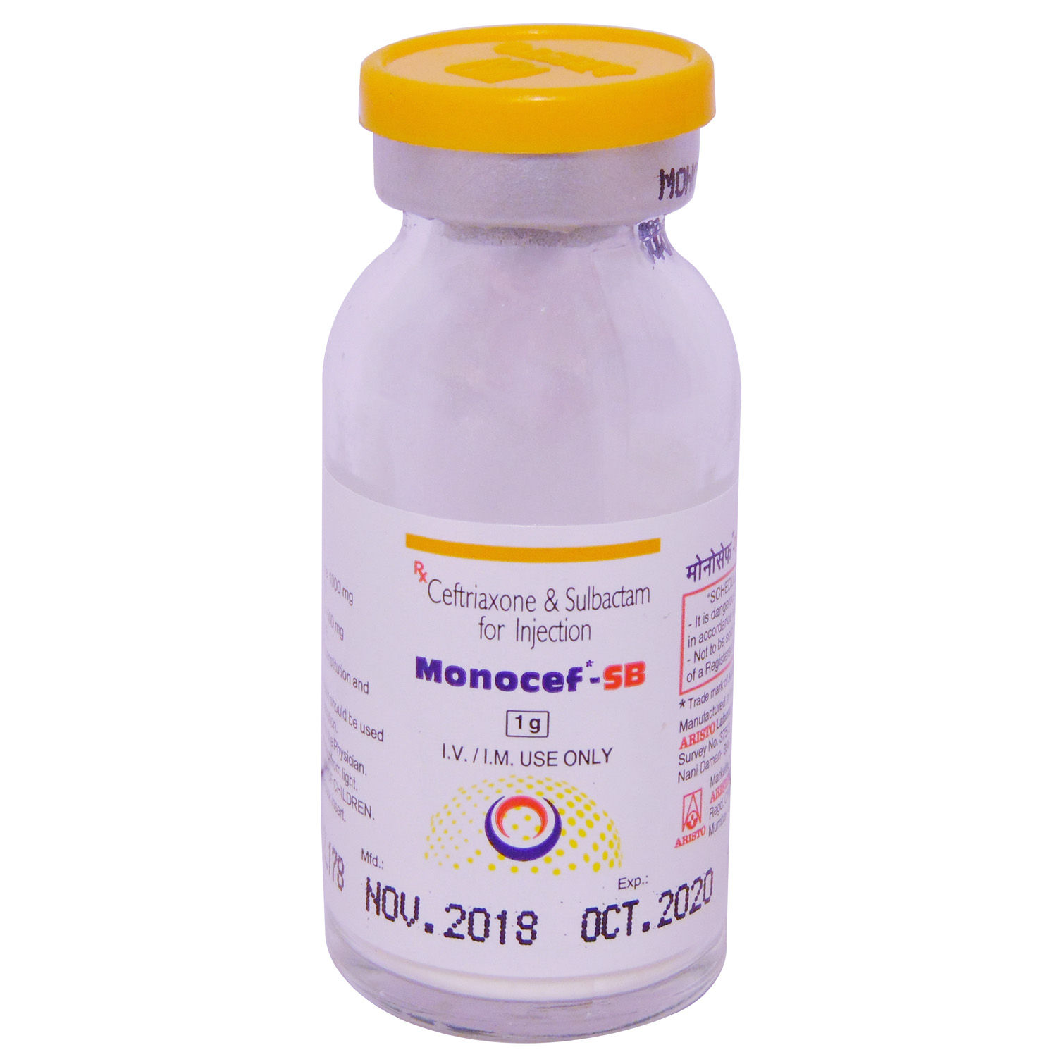 Monocef-SB 1 gm Injection | Uses, Side Effects, Price | Apollo Pharmacy