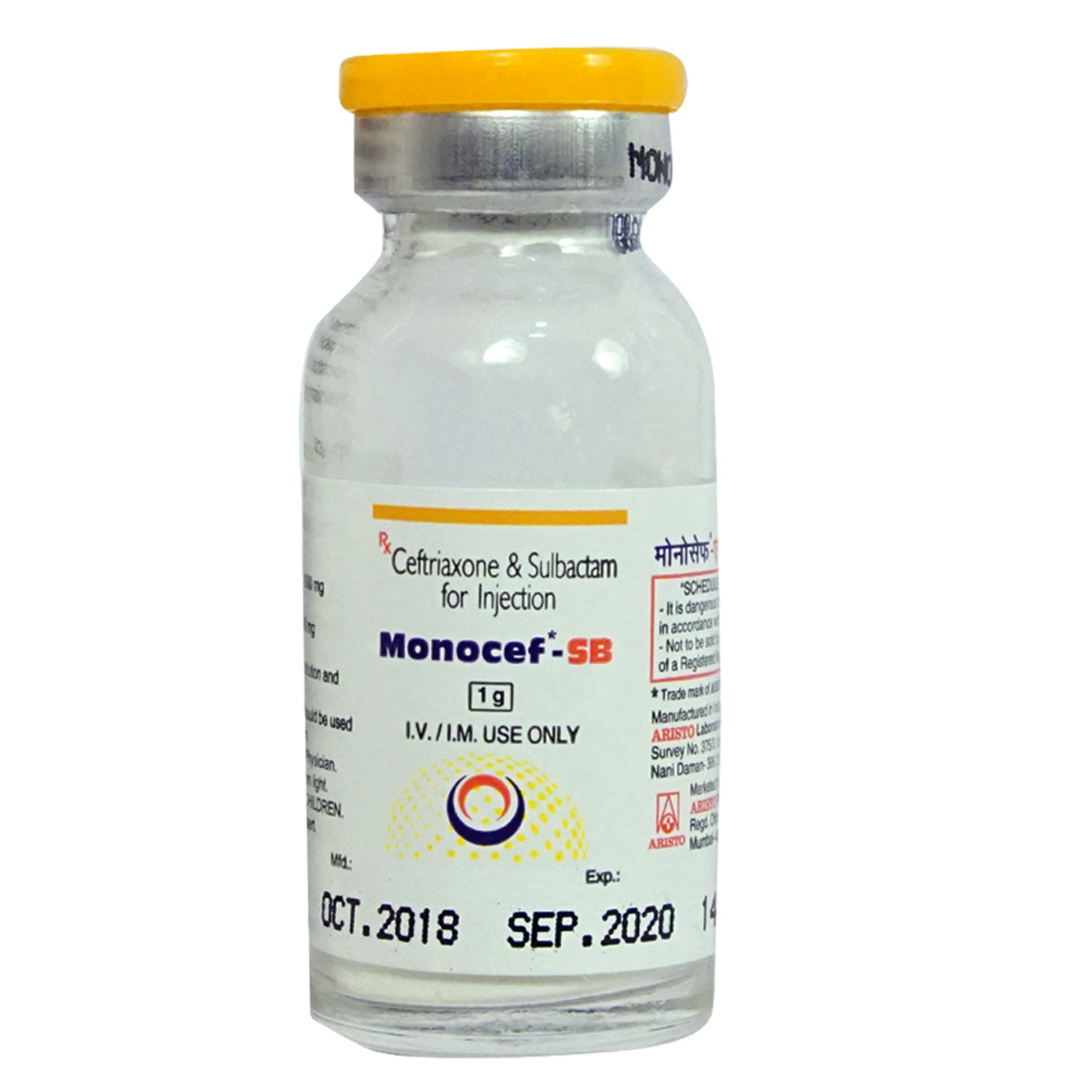 Monocef-SB 1 gm Injection | Uses, Side Effects, Price | Apollo Pharmacy