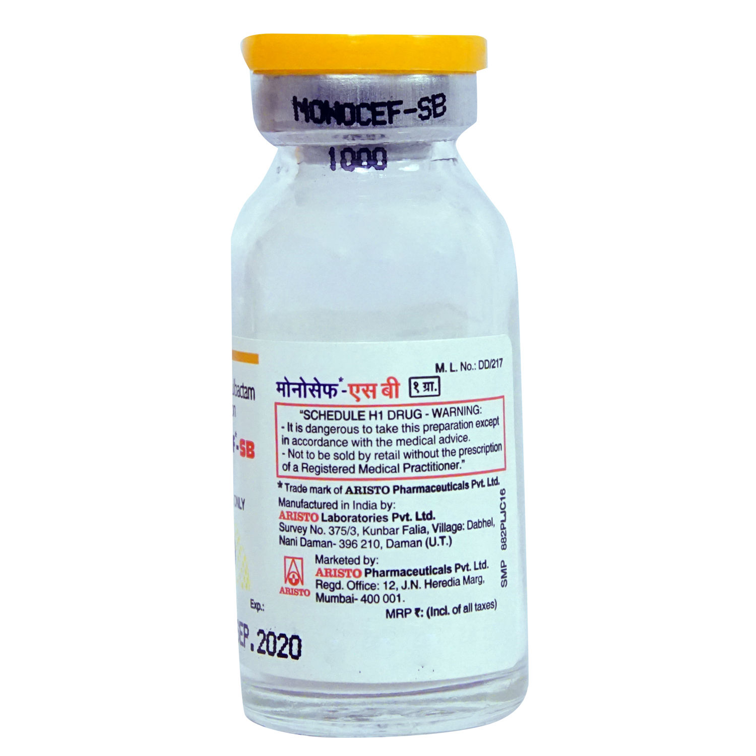 Monocef-SB 1 gm Injection Price, Uses, Side Effects, Composition ...