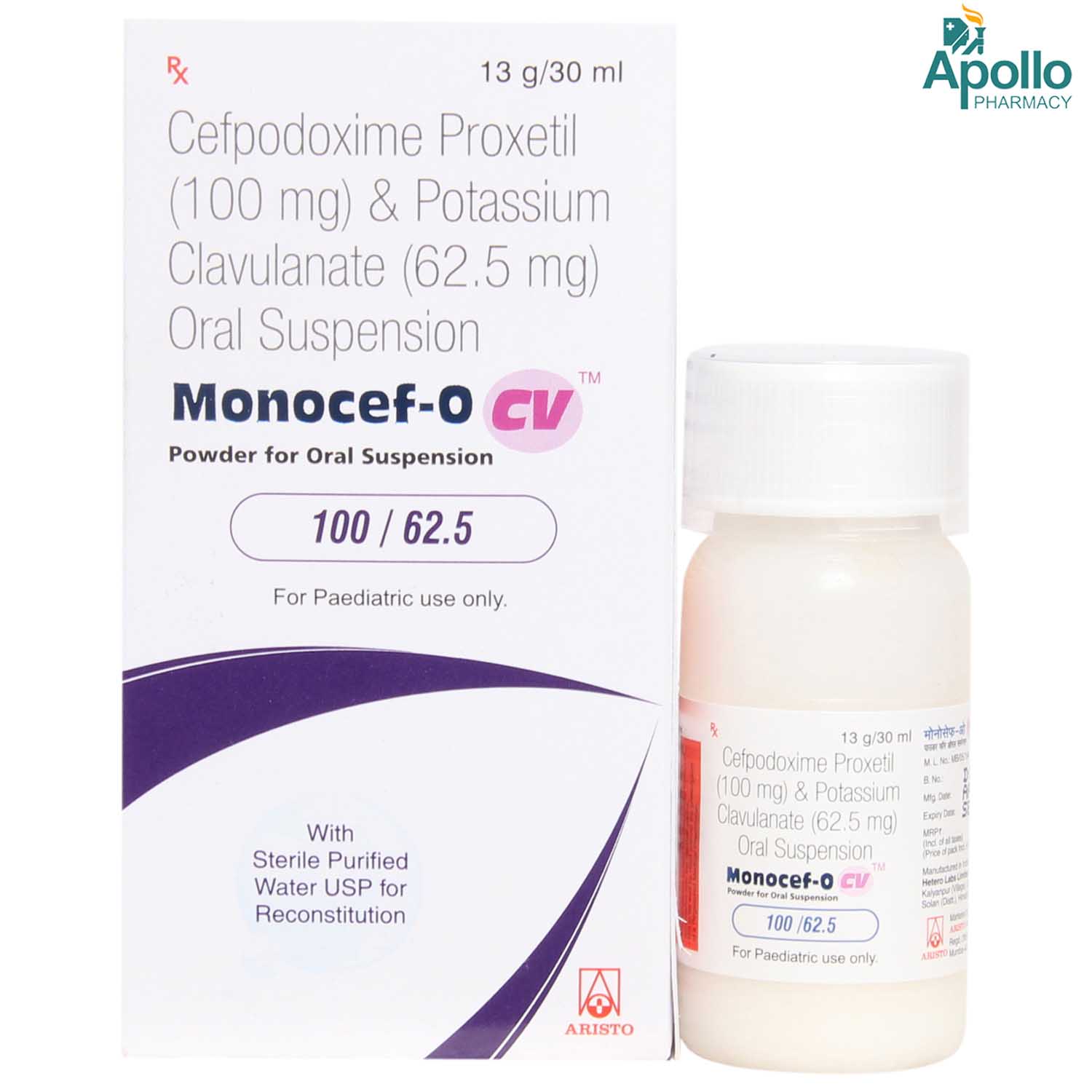Monocef-O CV Oral Suspension | Uses, Side Effects, Price | Apollo Pharmacy