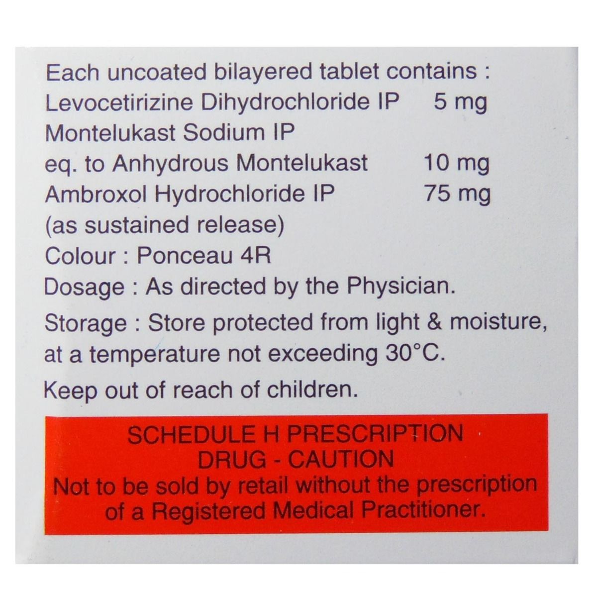 Montemac AL Tablet 10's Price, Uses, Side Effects, Composition - Apollo ...