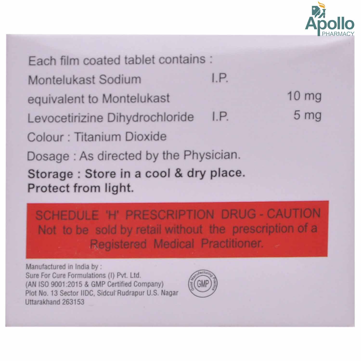 Monzem LC Tablet 10's Price, Uses, Side Effects, Composition - Apollo ...