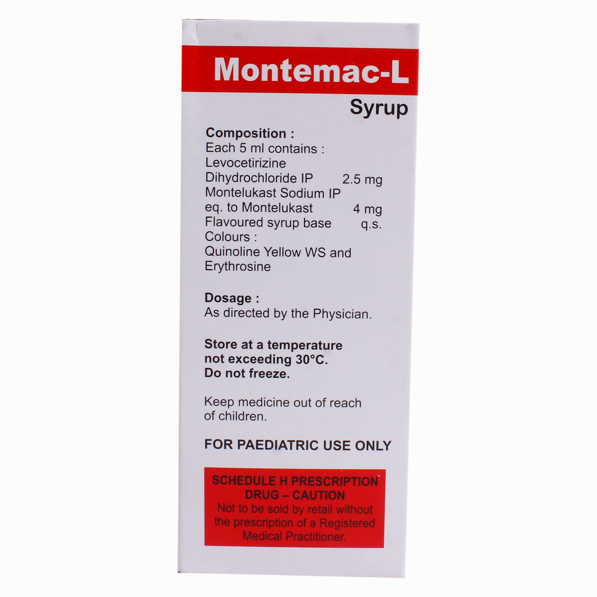 Montemac L Syrup 60 ml Price, Uses, Side Effects, Composition - Apollo ...