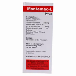 Montemac L Syrup | Uses, Side Effects, Price | Apollo Pharmacy