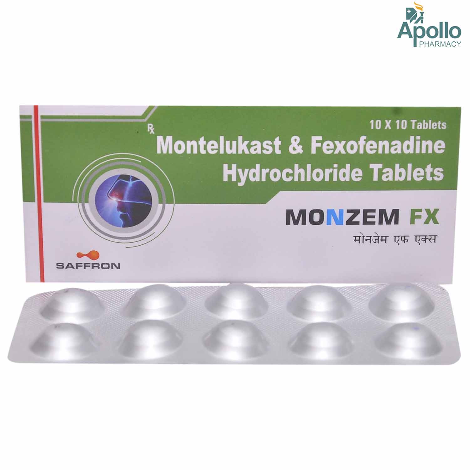 Monzem FX Tablet 10's Price, Uses, Side Effects, Composition - Apollo ...