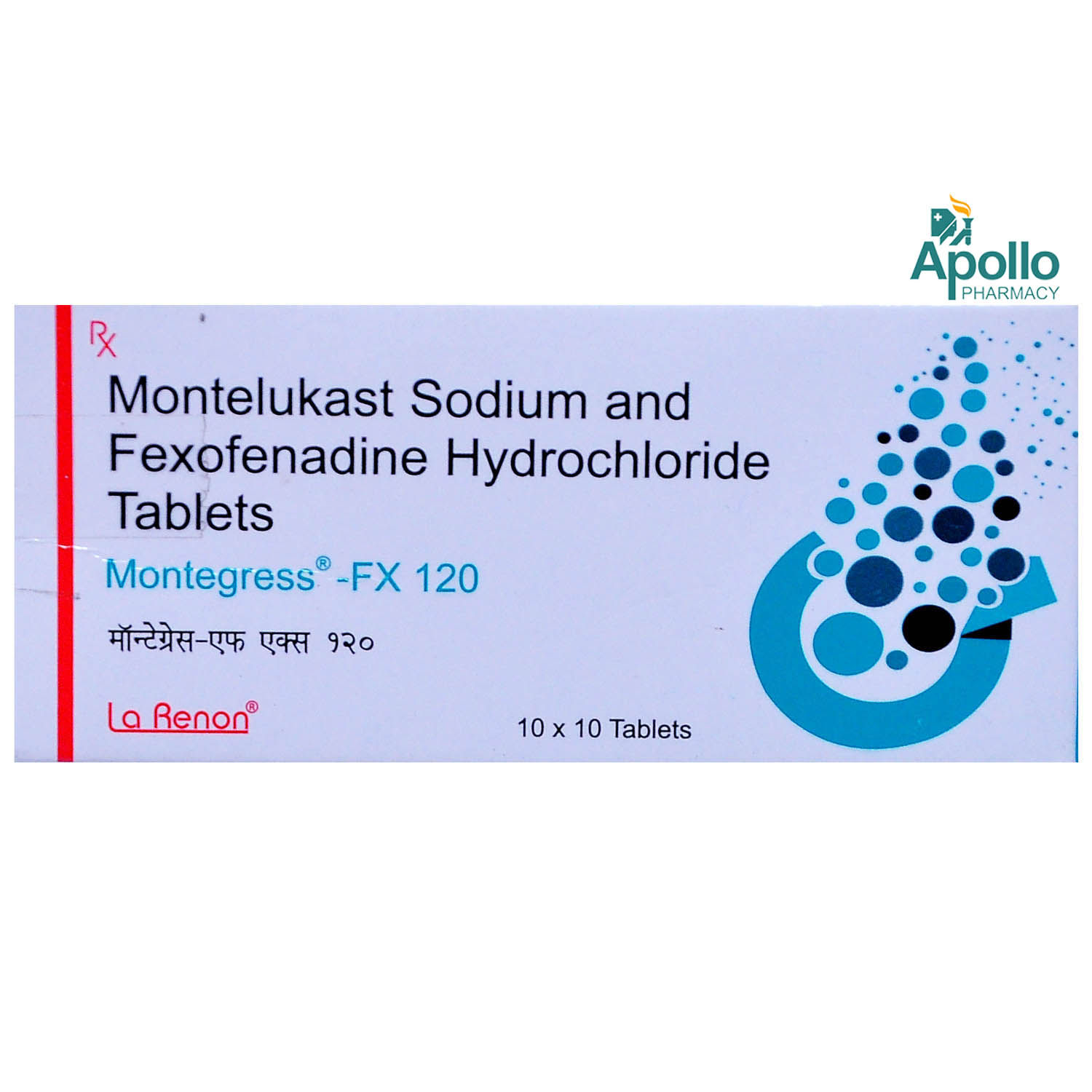 Montegress FX 120 Tablet | Uses, Side Effects, Price | Apollo Pharmacy