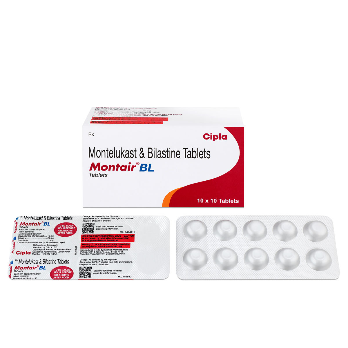 Montair BL Tablet 10's | Uses, Side Effects, Price | Apollo Pharmacy