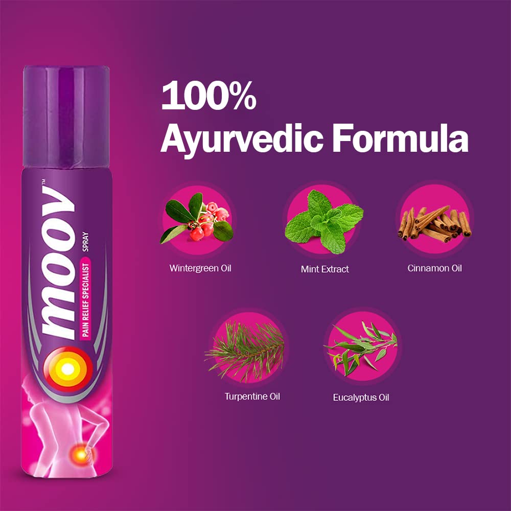 Moov Pain Relief Spray, 80 gm Price, Uses, Side Effects, Composition ...