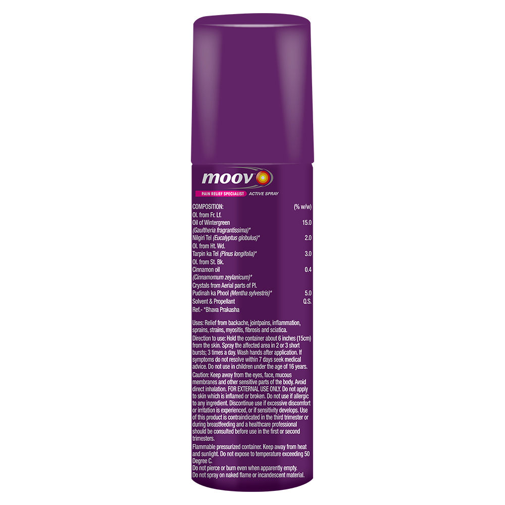 Buy Moov Pain Relief Spray, 35 gm | 19 Minutes Delivery | Apollo Pharmacy