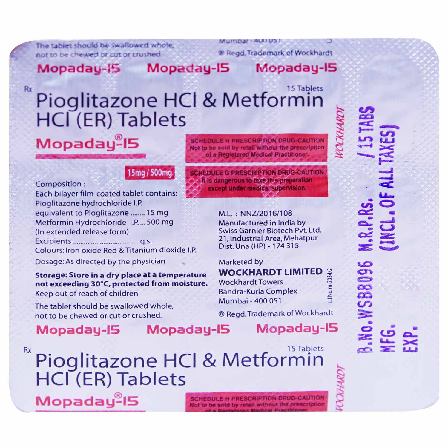 MOPADAY 15MG TABLET Price, Uses, Side Effects, Composition - Apollo ...