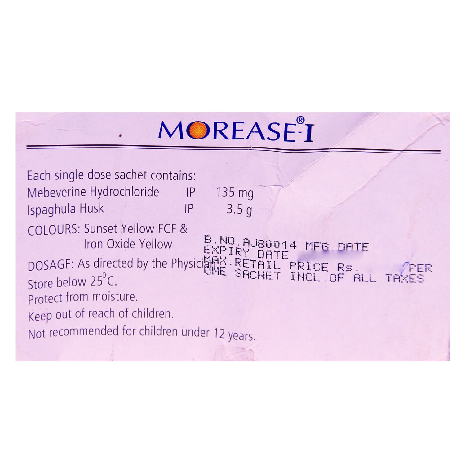 Morease I Sachet 5.80 gm Price, Uses, Side Effects, Composition ...