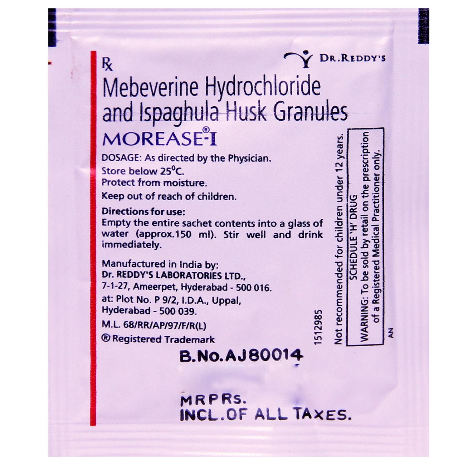 Morease I Sachet 5.80 gm Price, Uses, Side Effects, Composition ...