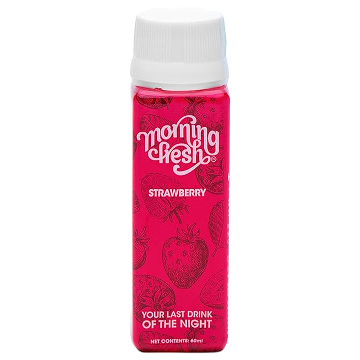 Buy Morning Fresh Strawberry Flavor Hangover Drink, 60 ml | 19 Minutes ...