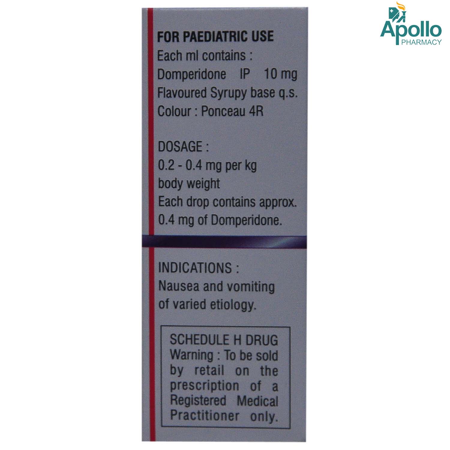 Motinorm Drops 5 ml | Uses, Side Effects, Price | Apollo Pharmacy