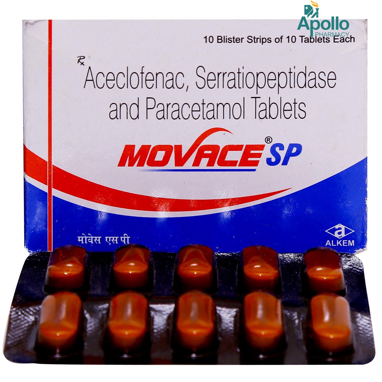 MOVACE SP TABLET Price, Uses, Side Effects, Composition - Apollo Pharmacy