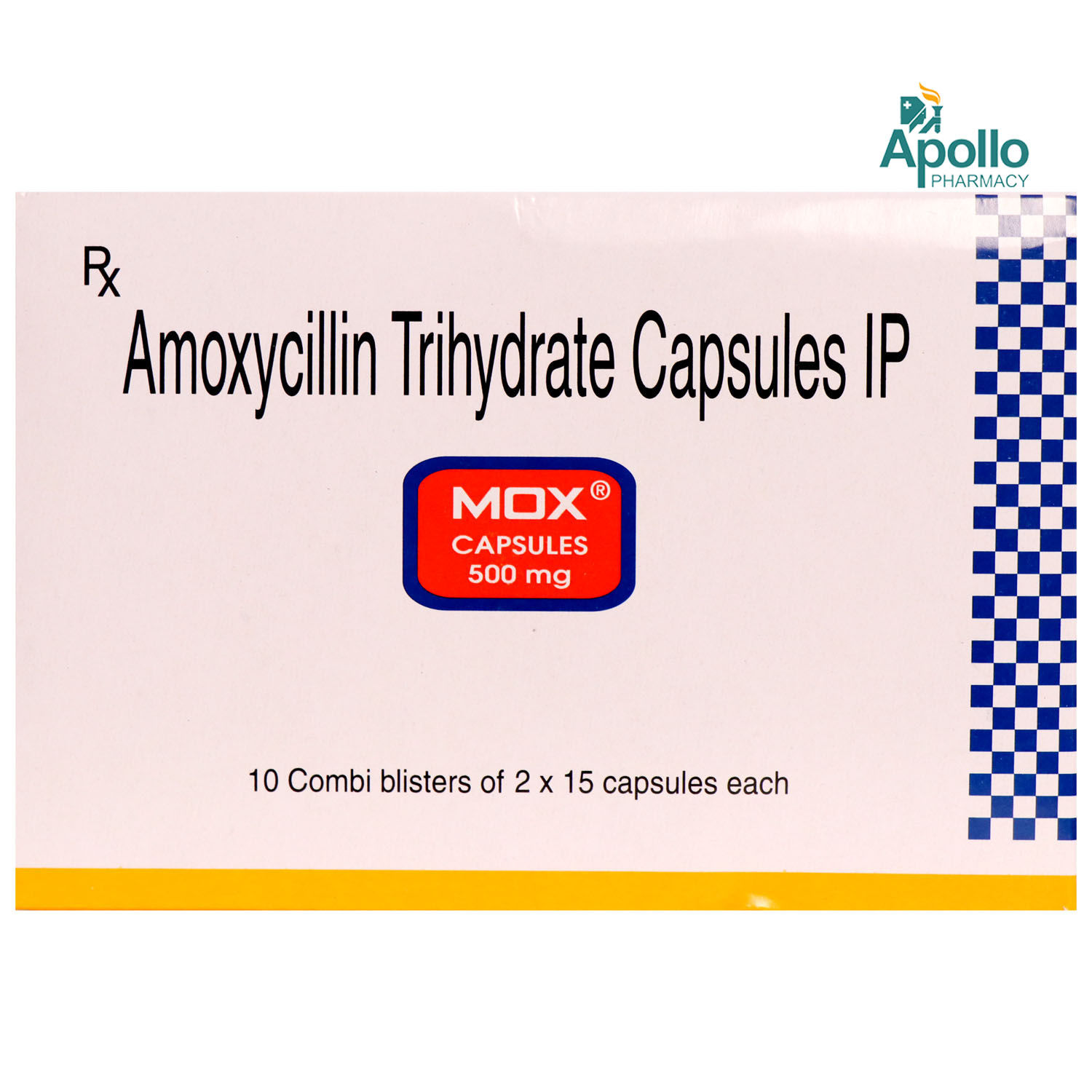 Mox 500 mg Capsule | Uses, Side Effects, Price | Apollo Pharmacy