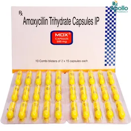 Mox 500 mg Capsule | Uses, Side Effects, Price | Apollo Pharmacy