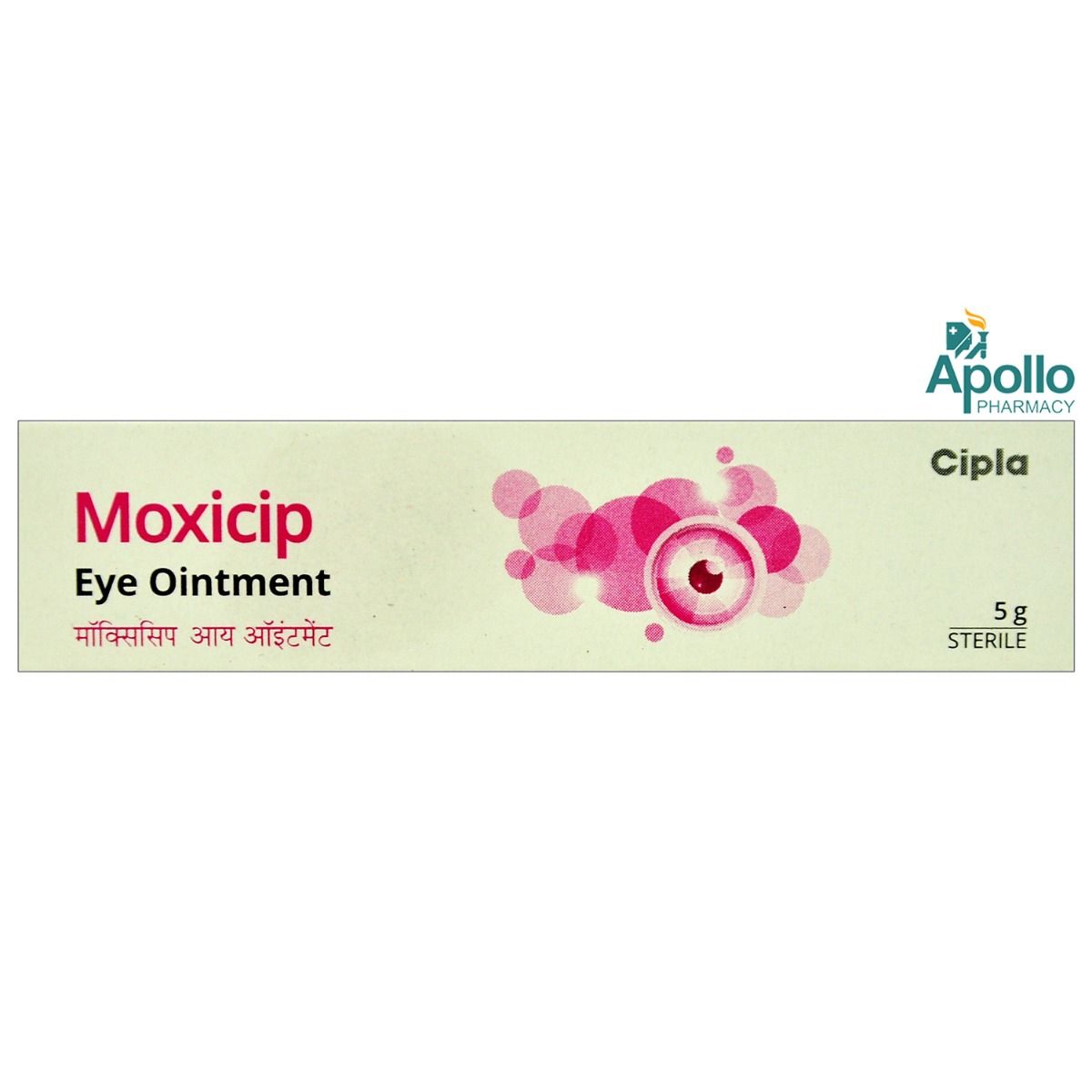 Moxicip Eye Ointment 5 gm | Uses, Side Effects, Price | Apollo Pharmacy