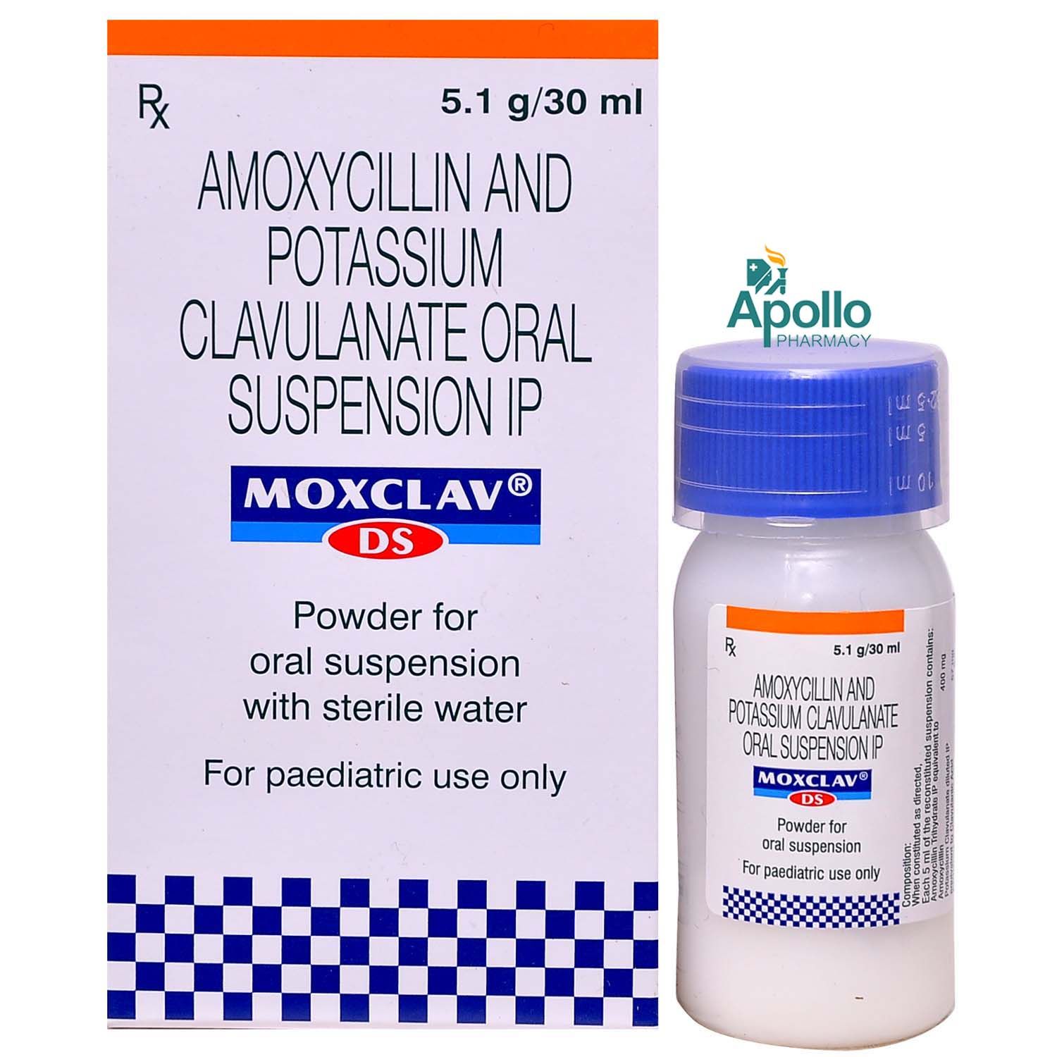Moxclav DS Powder for Oral Suspension 30 ml Price, Uses, Side Effects ...