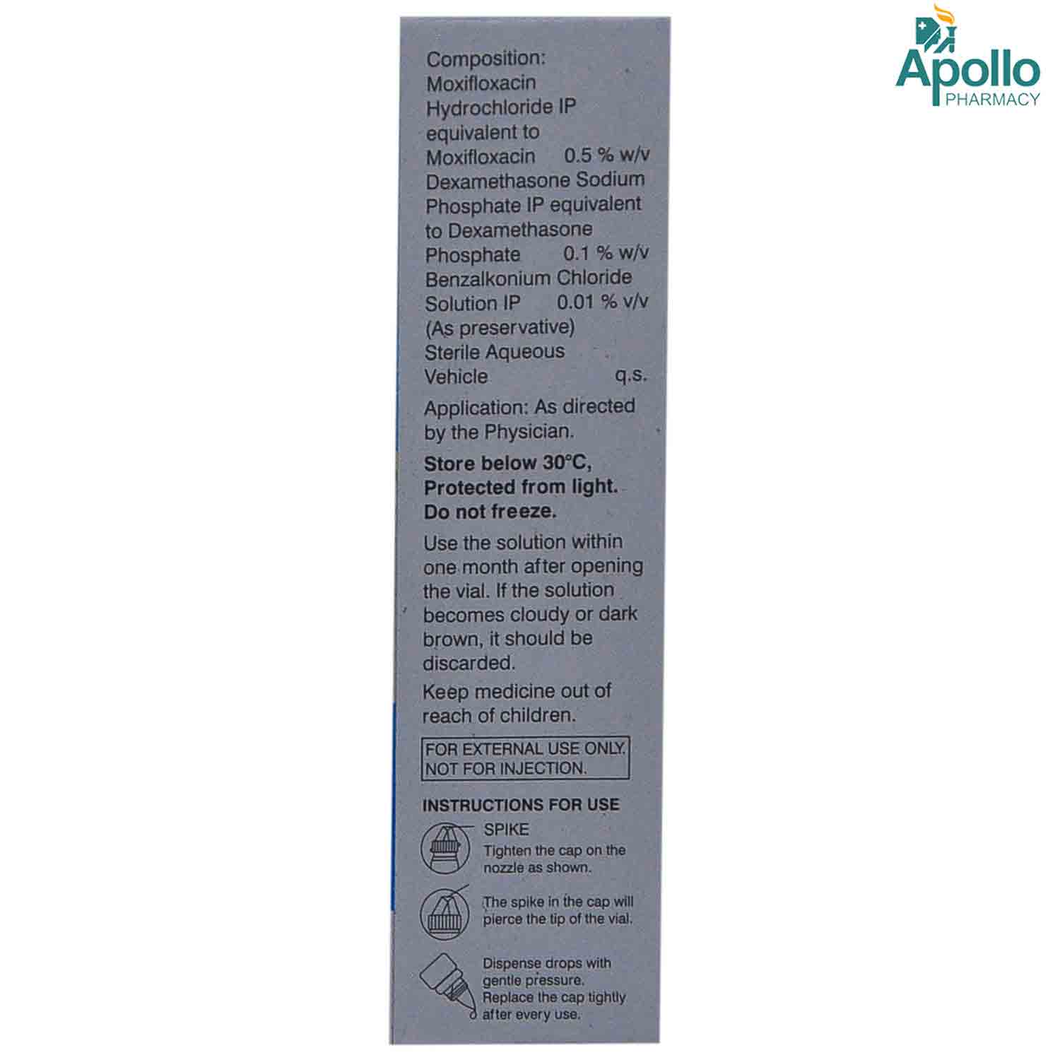 Moxiblu D Eye Drops | Uses, Side Effects, Price | Apollo Pharmacy