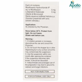 Moxiblu LX Eye Drop 5 ml | Uses, Side Effects, Price | Apollo Pharmacy