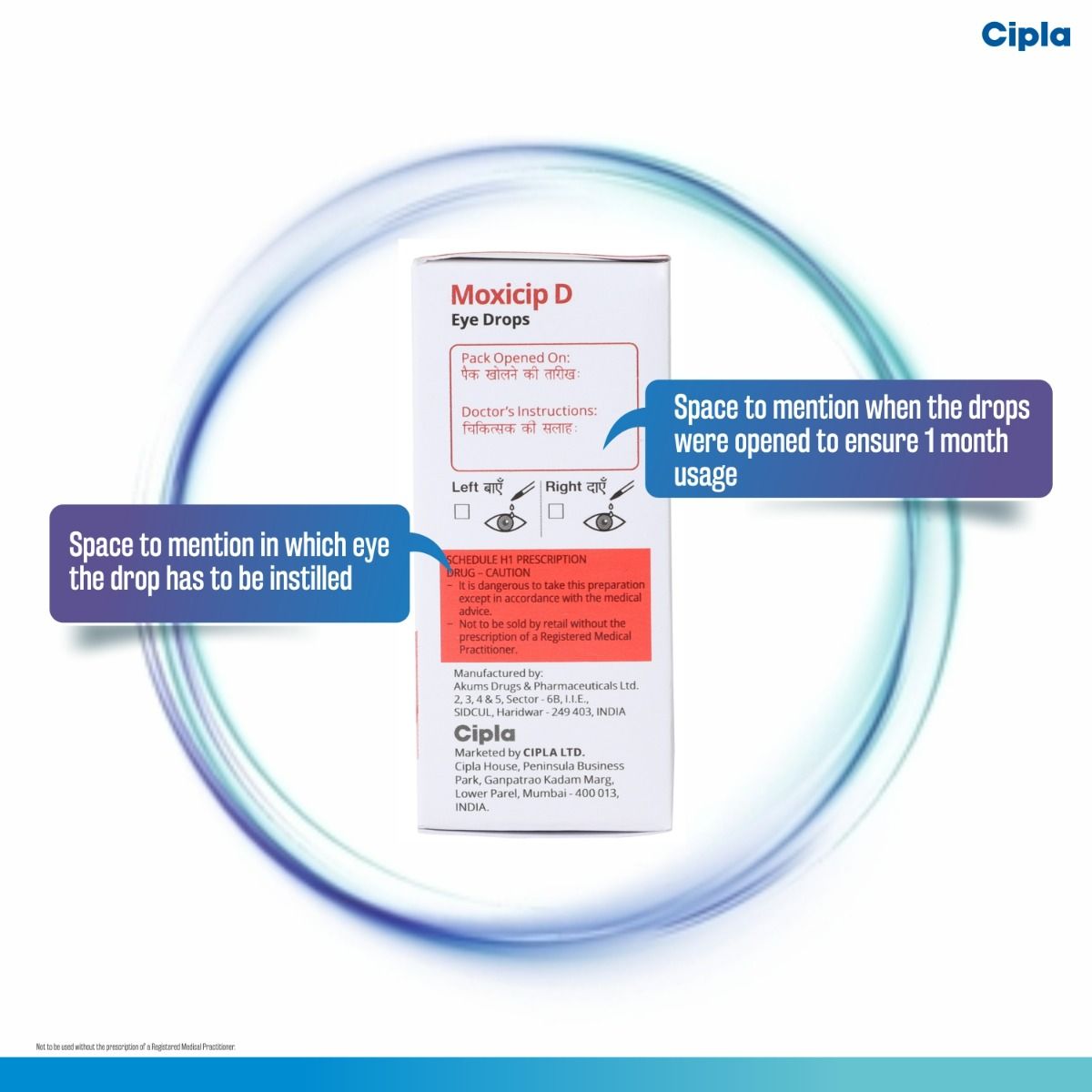 Moxicip D Eye Drops 5ml | Uses, Side Effects, Price | Apollo Pharmacy