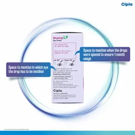 Moxicip LP Eye Drops 5 ml | Uses, Side Effects, Price | Apollo Pharmacy