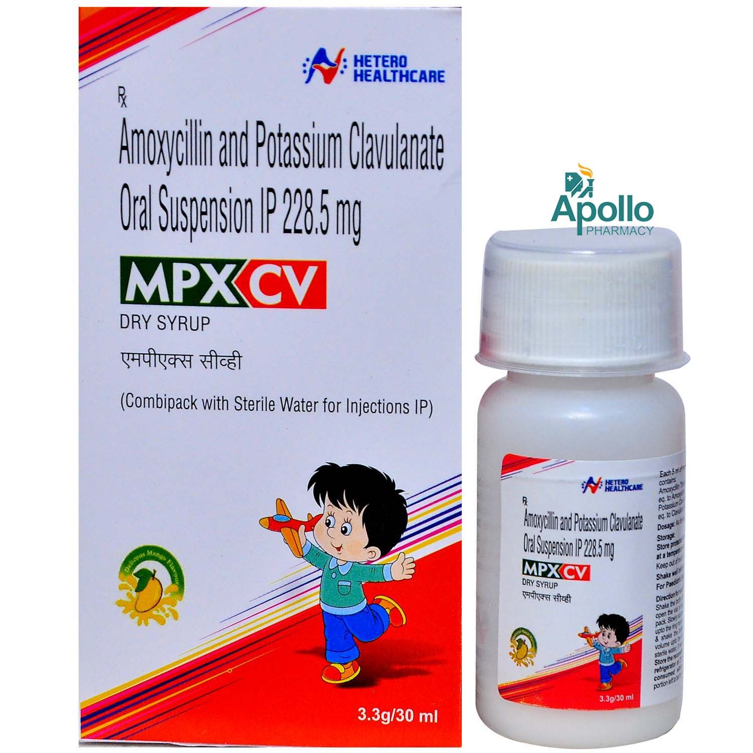 Mpx CV Dry Syrup 30 ml Price, Uses, Side Effects, Composition - Apollo ...