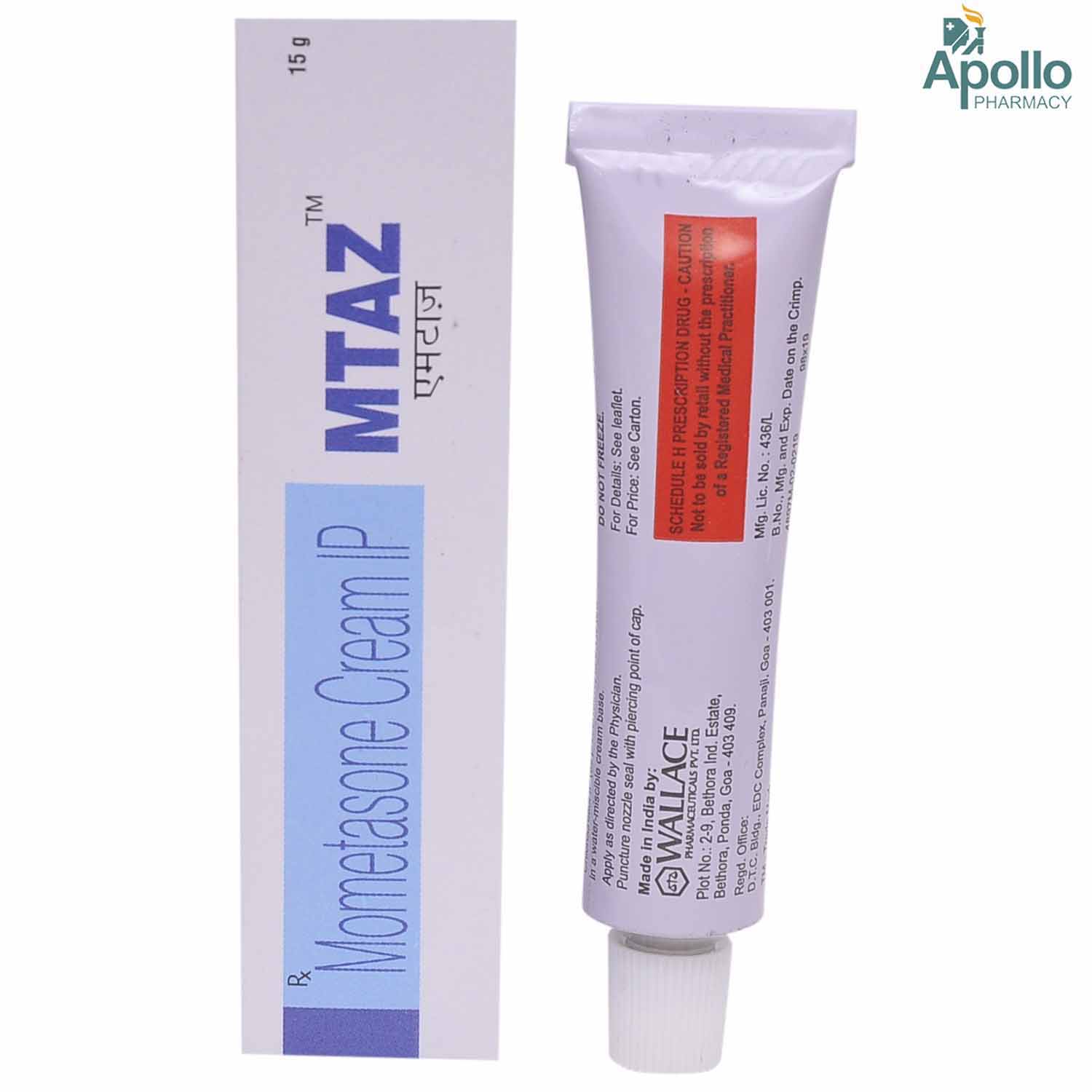 MTAZ CREAM | Uses, Side Effects, Price | Apollo Pharmacy