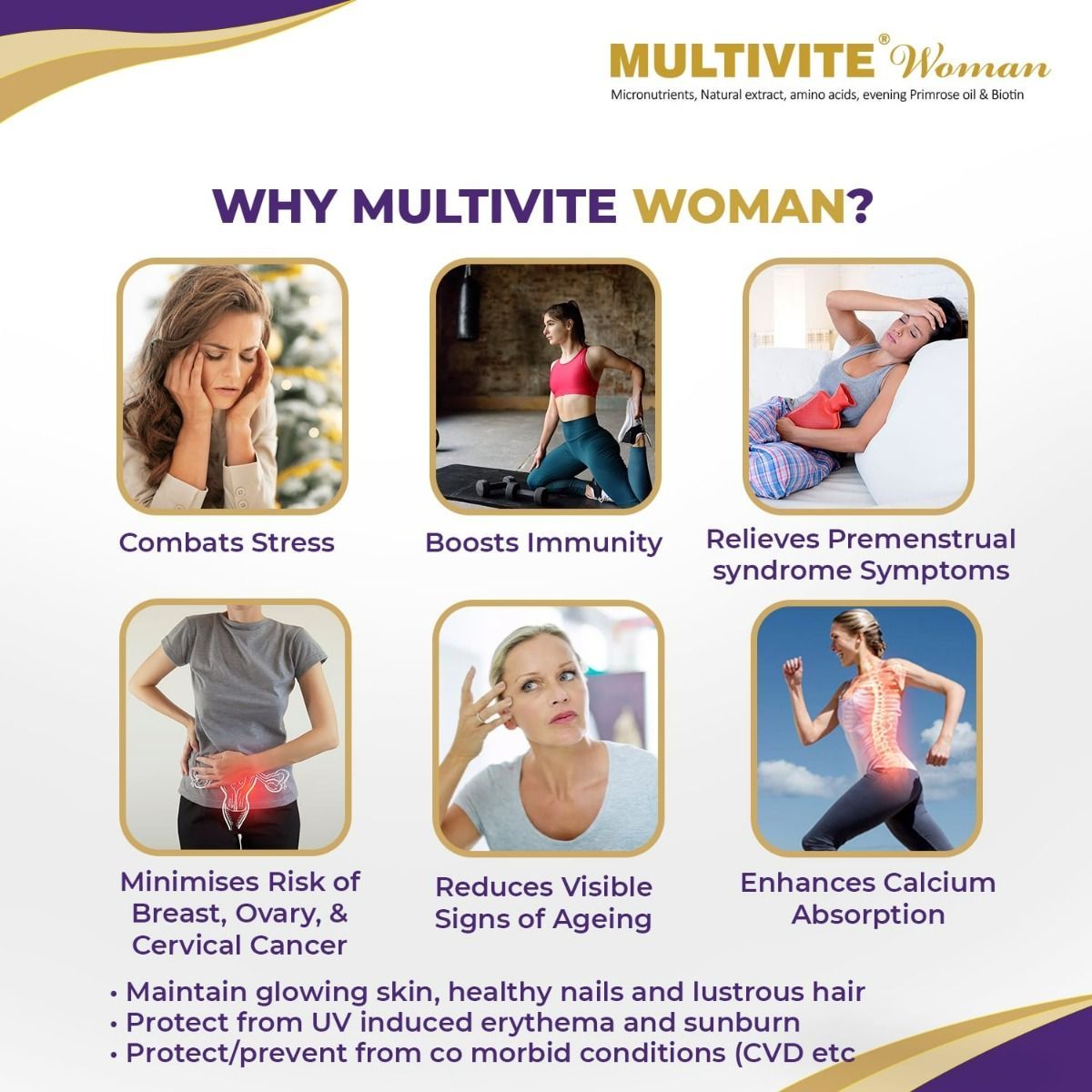 Multivite Woman Capsule 15's Price, Uses, Side Effects, Composition ...