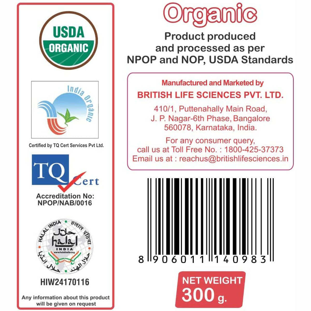 Mum’s Care Organic Baby Cereal with Ragi and Moong Dal, 300 gm Jar ...