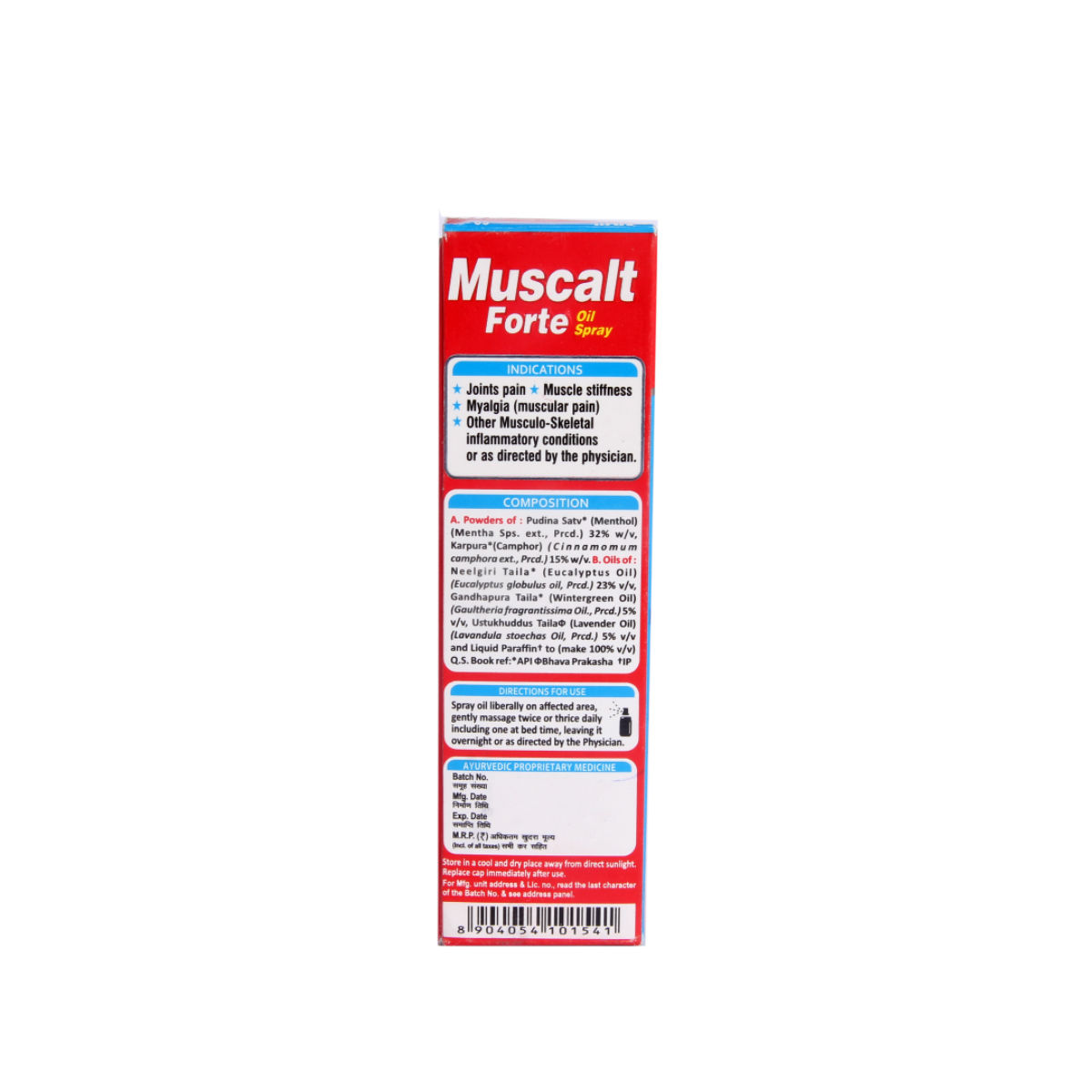 Aimil Muscalt Forte Oil Spray, 60 ml Price, Uses, Side Effects ...