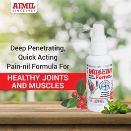 Buy Aimil Muscalt Forte Oil Spray, 30 ml | 19 Minutes Delivery | Apollo ...