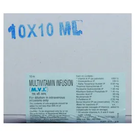 M.V.I Injection 1 x 10 ml | Uses, Side Effects, Price | Apollo Pharmacy