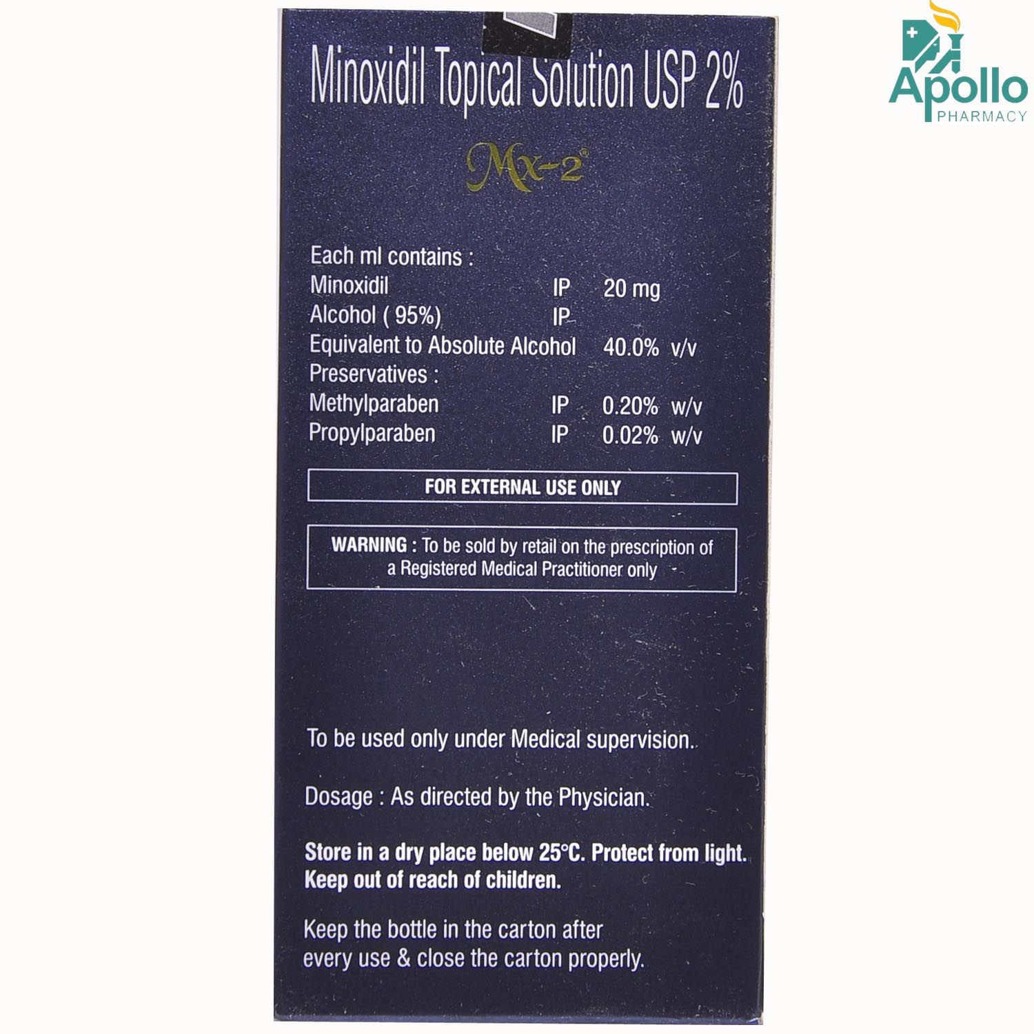 MX-2 Solution 60 ml Price, Uses, Side Effects, Composition - Apollo ...