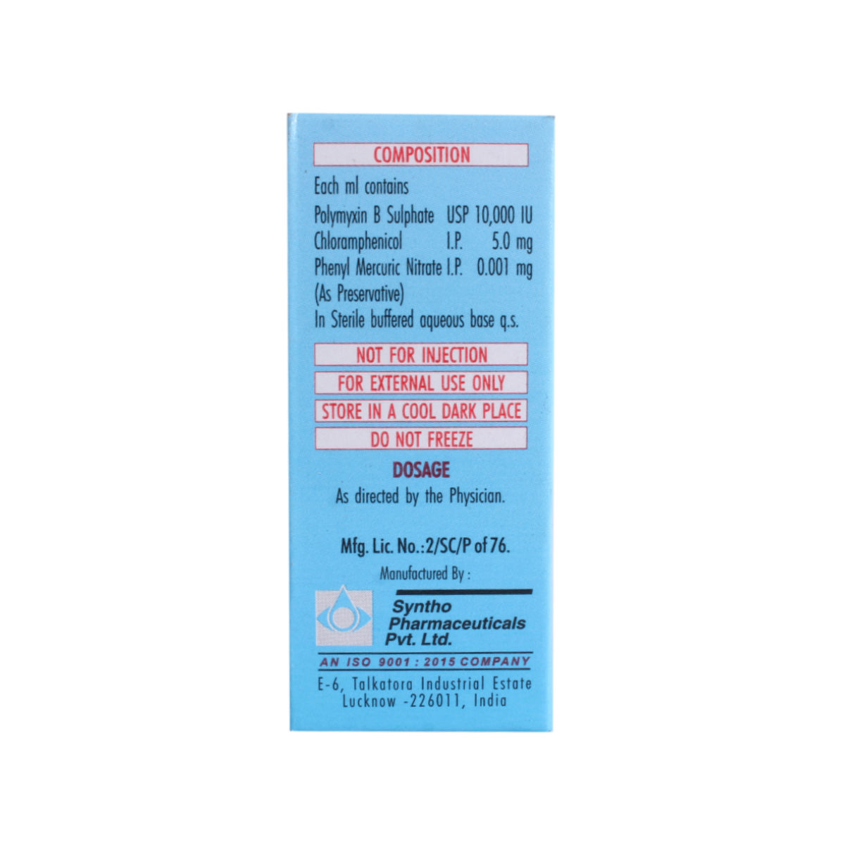 MYCIN DROPS 5ML Price, Uses, Side Effects, Composition - Apollo Pharmacy