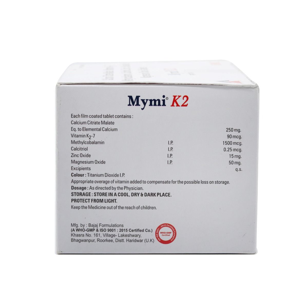 Mymi K2 Tablet 10's Price, Uses, Side Effects, Composition - Apollo ...