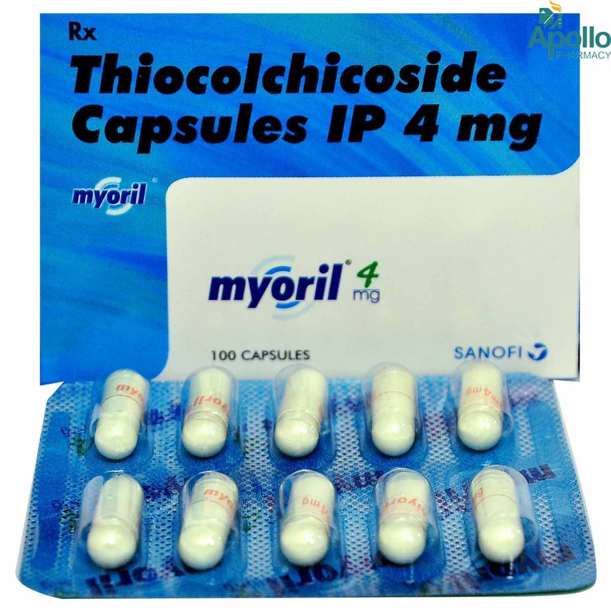 Myoril 4 mg Capsule 10's Price, Uses, Side Effects, Composition ...