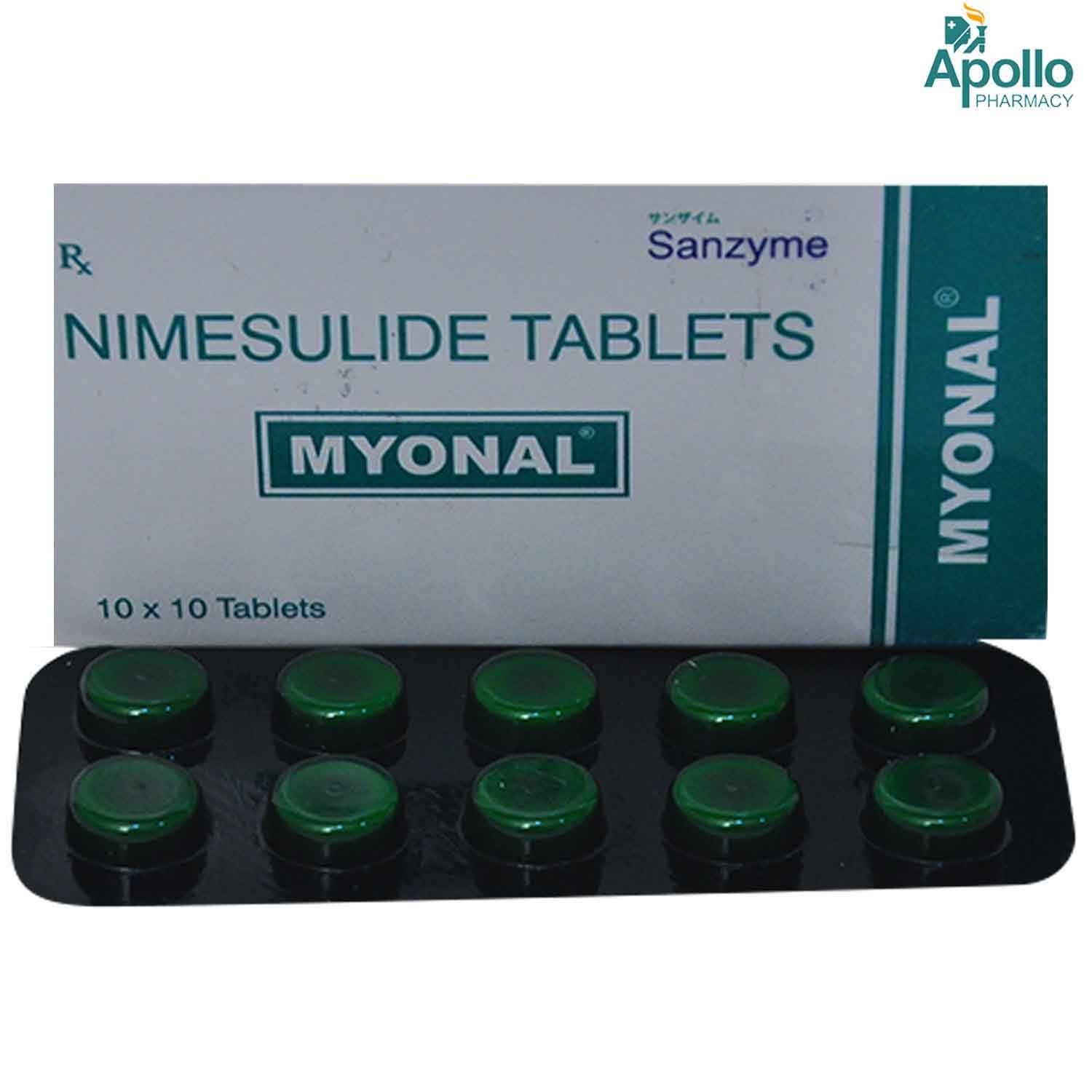 Myonal 100 mg Tablet | Uses, Side Effects, Price | Apollo Pharmacy