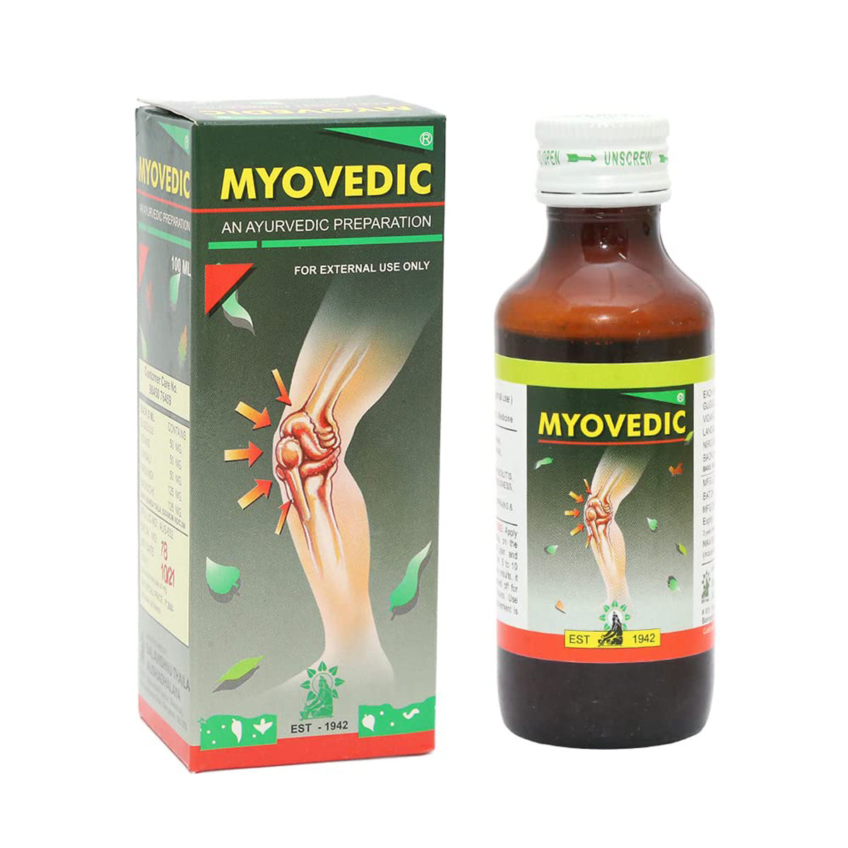 Myovedic Massage Oil, 100 ml Price, Uses, Side Effects, Composition ...