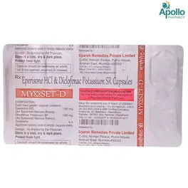 Myoset D Tablet | Uses, Side Effects, Price | Apollo Pharmacy