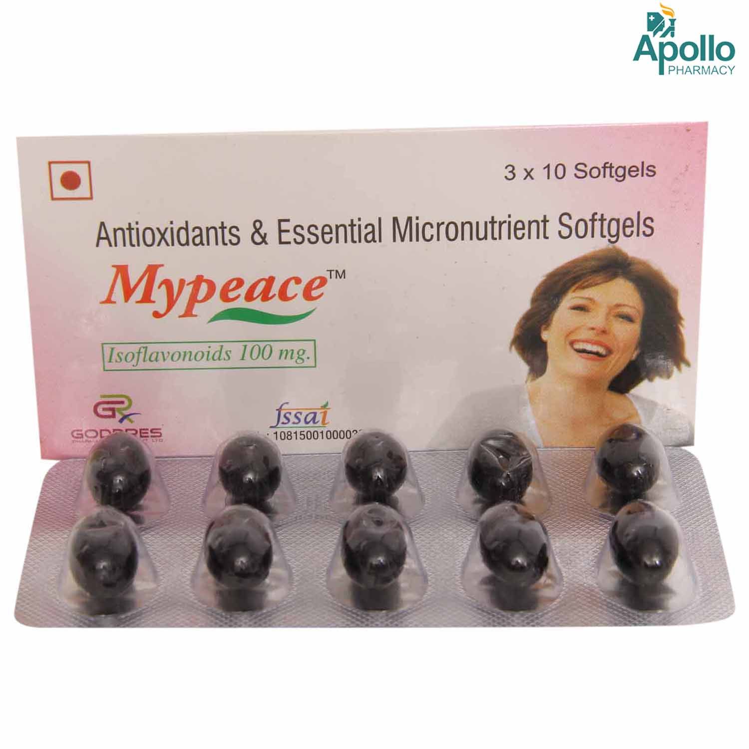 Mypeace Tablet 10's Price, Uses, Side Effects, Composition - Apollo ...