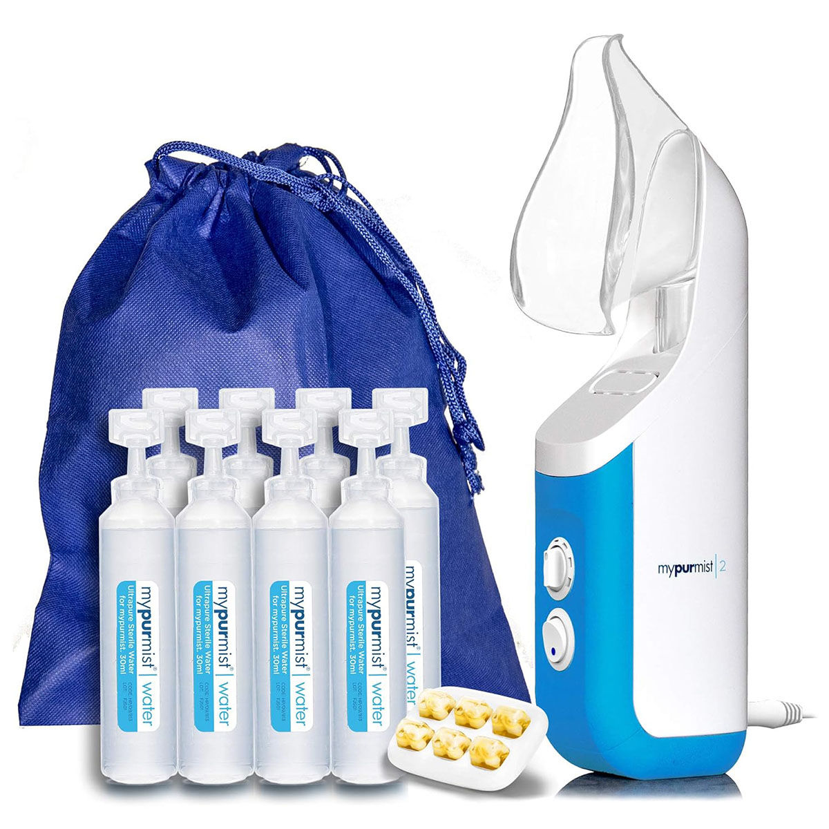 Buy Mypurmist 2 Handheld Ultrapure Steam Inhaler Machine, 1 Count | 19 ...