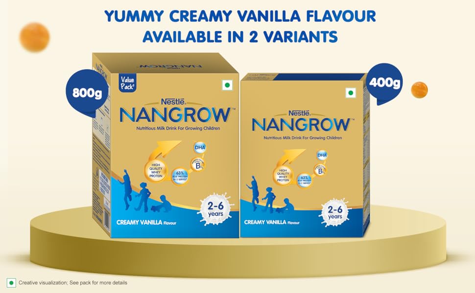 Buy Nangrow | 800g Value Pack | Nutritious Milk Powder Drink For ...