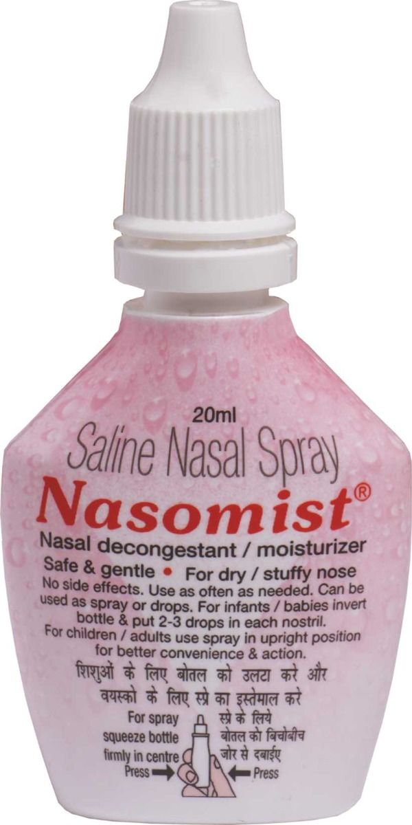 Nasomist Nasal Spray 20 ml Price, Uses, Side Effects, Composition ...