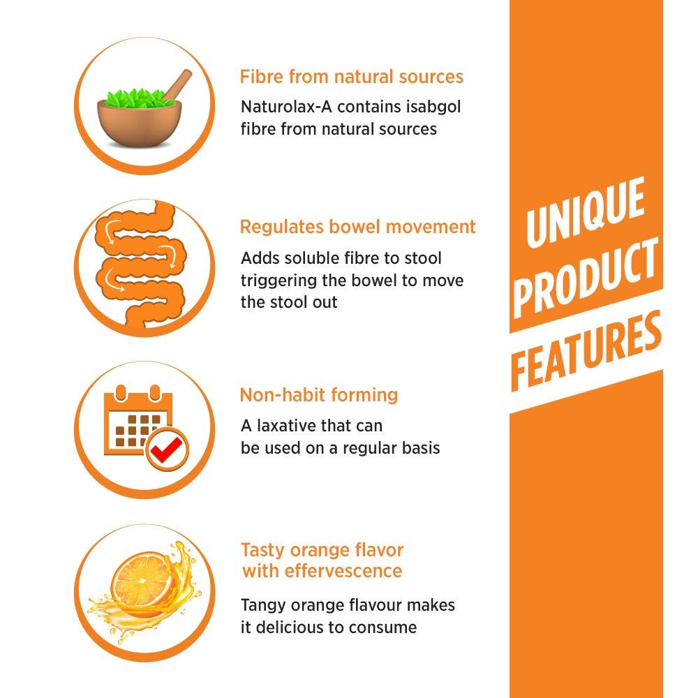 Naturolax-A Tasty Orange Flavour Powder, 100 gm Price, Uses, Side ...