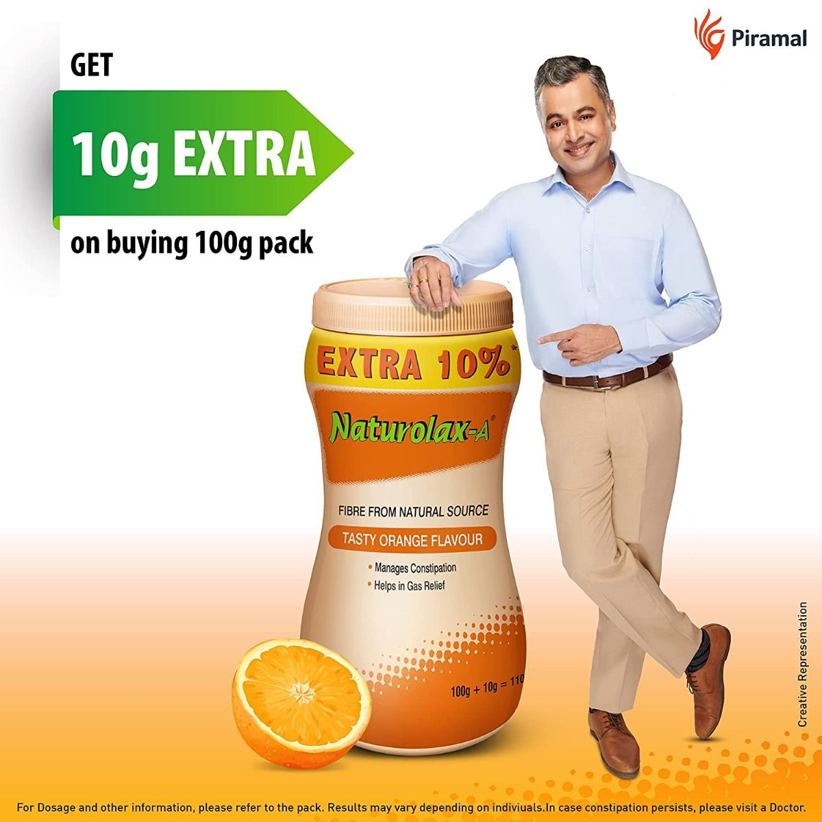 Naturolax-A Tasty Orange Flavour Powder | Uses, Side Effects, Price ...