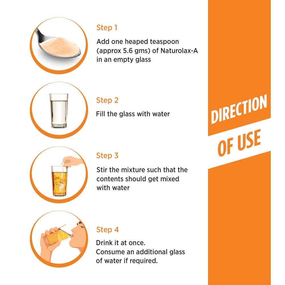 Naturolax-A Tasty Orange Flavour Powder, 300 gm Price, Uses, Side ...