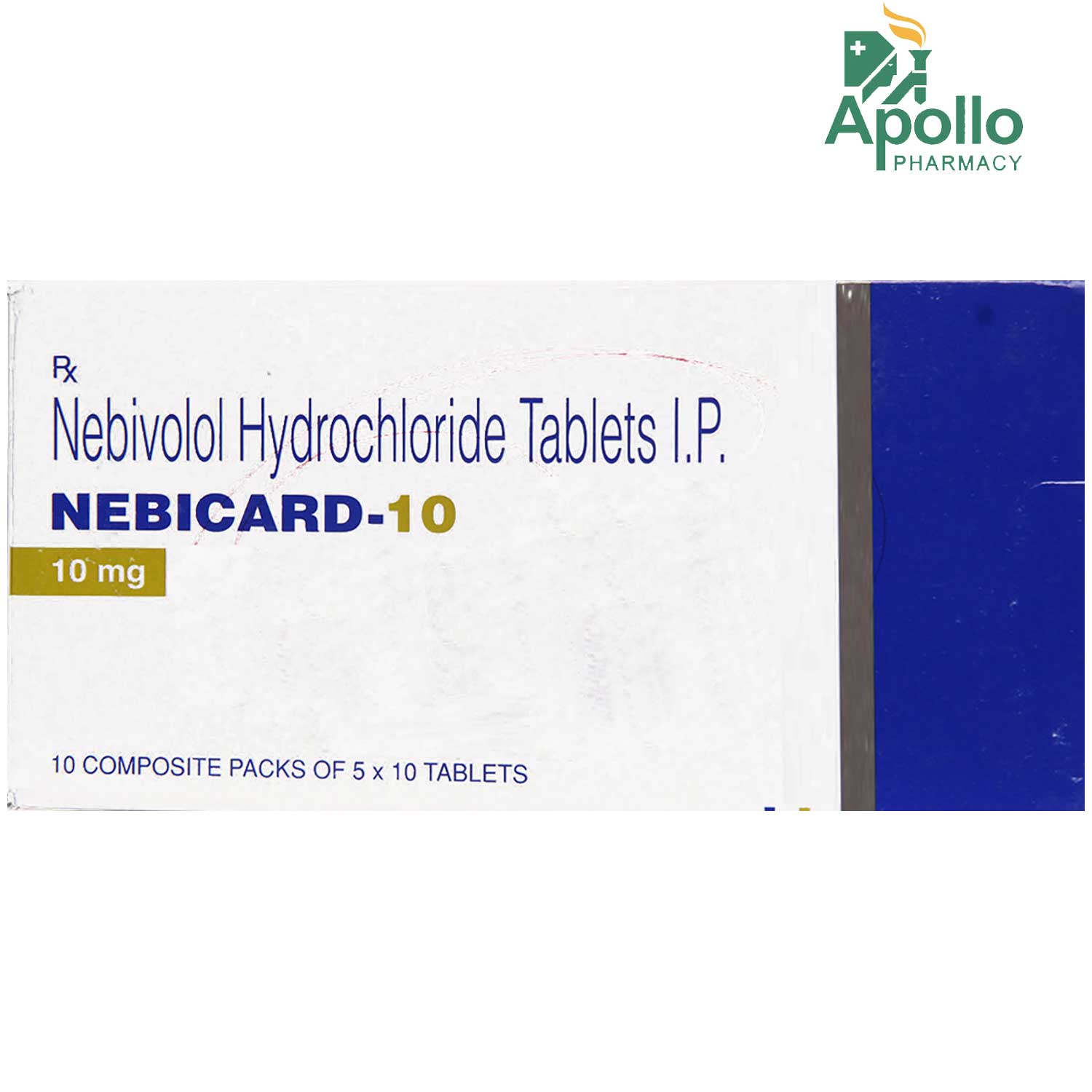 Nebicard-10 Tablet | Uses, Side Effects, Price | Apollo Pharmacy