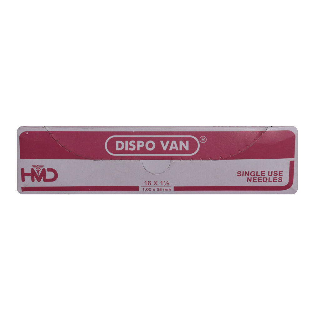 Dispovan Needles 16G x 1 1/2 | Uses, Side Effects, Price | Apollo Pharmacy